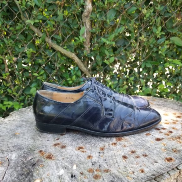 Carlo Morandi | Shoes | Vintage Eel Skin Dress Shoes By Carlo Morandi ...
